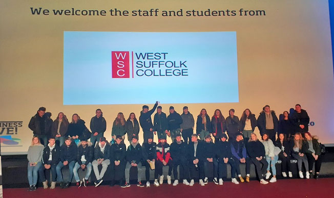 West Suffolk College Business LIVE! experience | European Study Tours